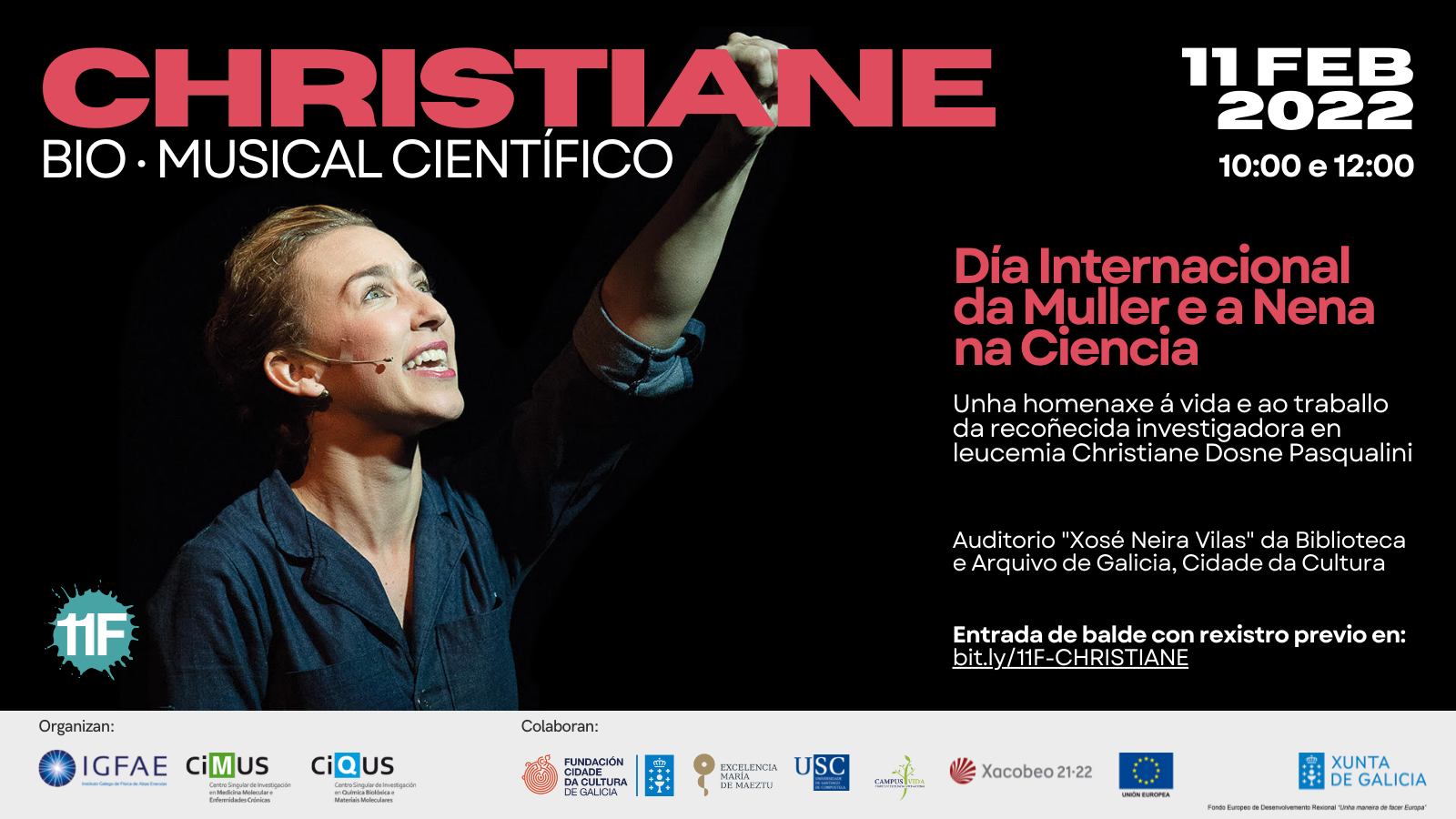 Ciencia e teatro, da man no Día Internacional da Muller e a Nena na Ciencia 2022 - IGFAE